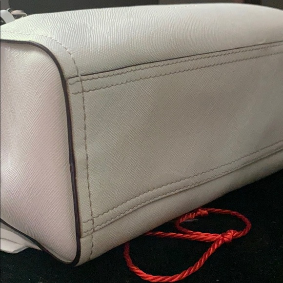 Coach | Bags | Coach Satchel White Mini Riley With Dust Bag | Poshmark